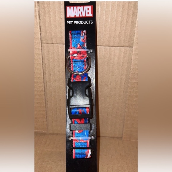 Marvel | Dog | Marvel Spiderman Red And Blue Dog Collar Size Small ...